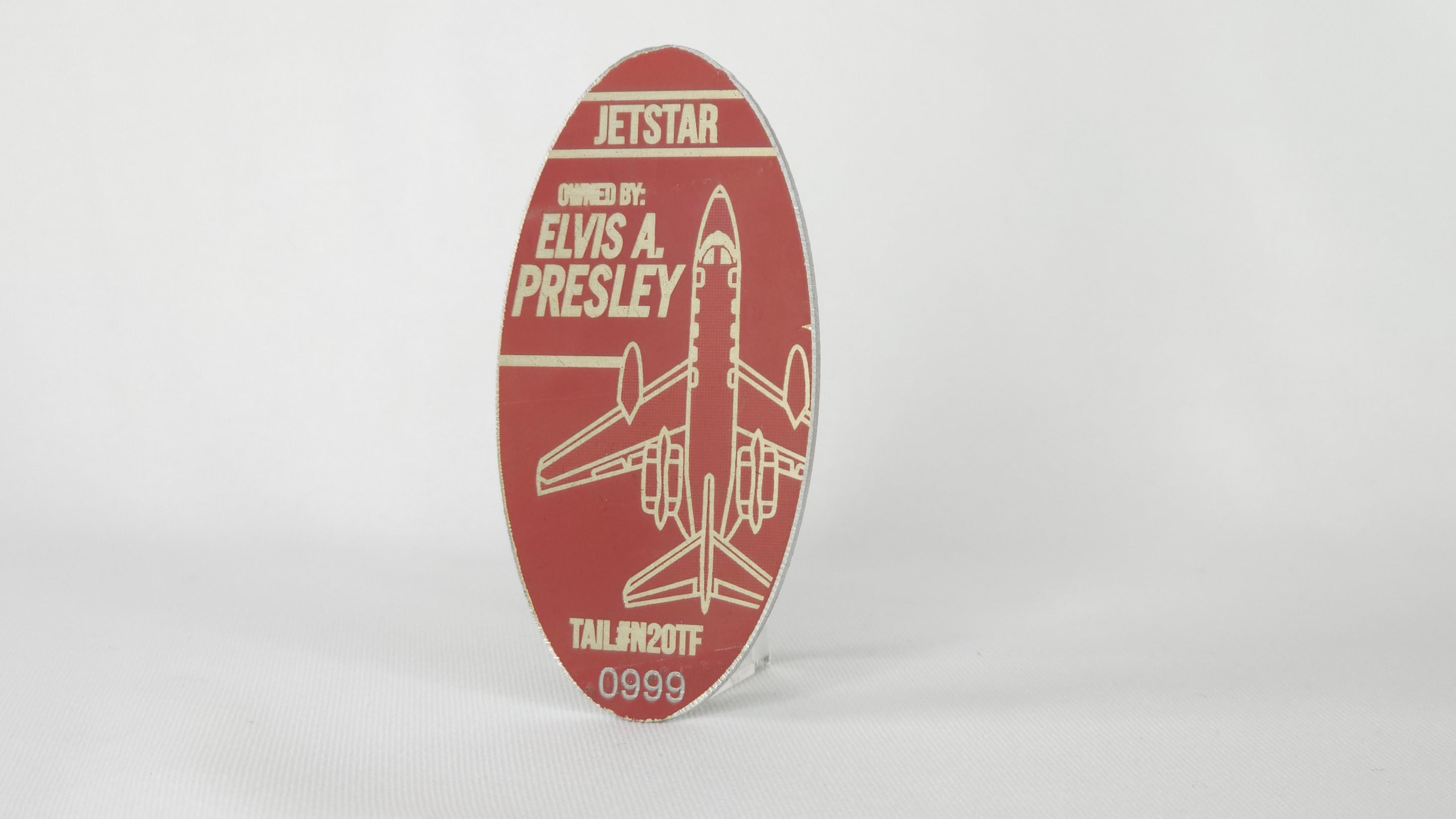 Elvis Jetstar Tag #0100-0999 Gold Level – Save The 310 Jimmy's World